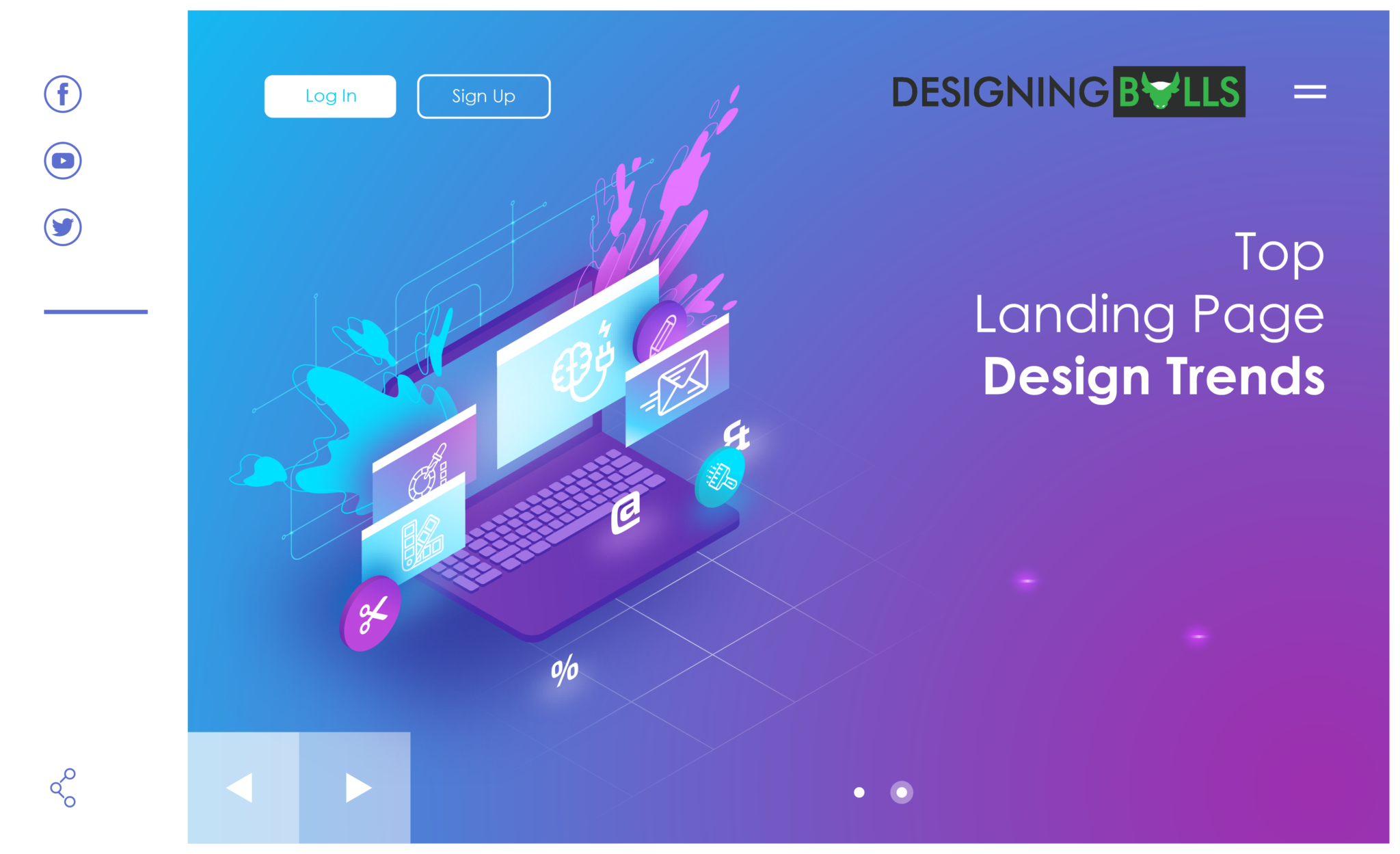 Top Landing Page Design Trends – Designing Bulls